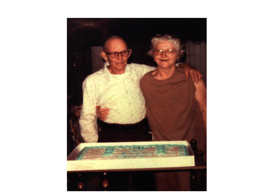 Charles B. Goodrich and wife Mary Lucinda Mercer, ca 1980