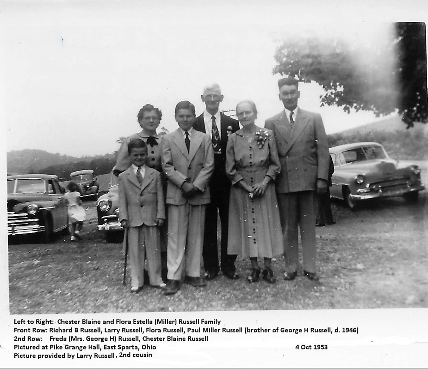 The Chester Blaine Russell and Flora Estella(Miller) Russell Family